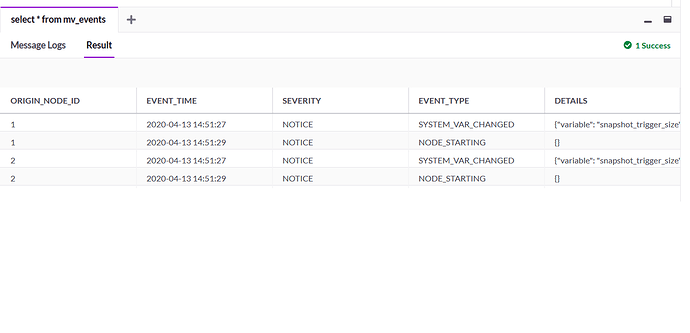 Logging in memsql - SingleStore Development - SingleStore, Inc